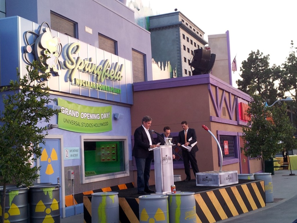 Universal Studios Hollywood - Springfield Opening