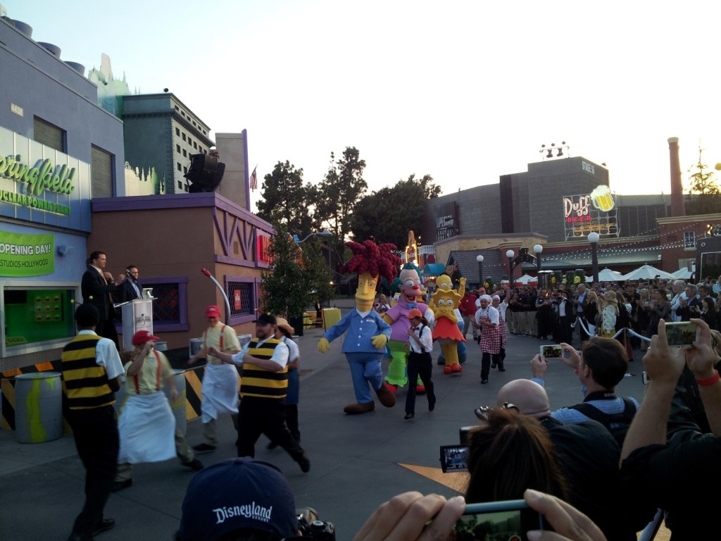 Universal Studios Hollywood - Springfield Opening