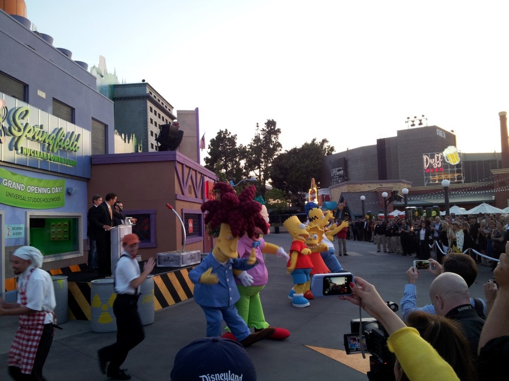 Universal Studios Hollywood - Springfield Opening