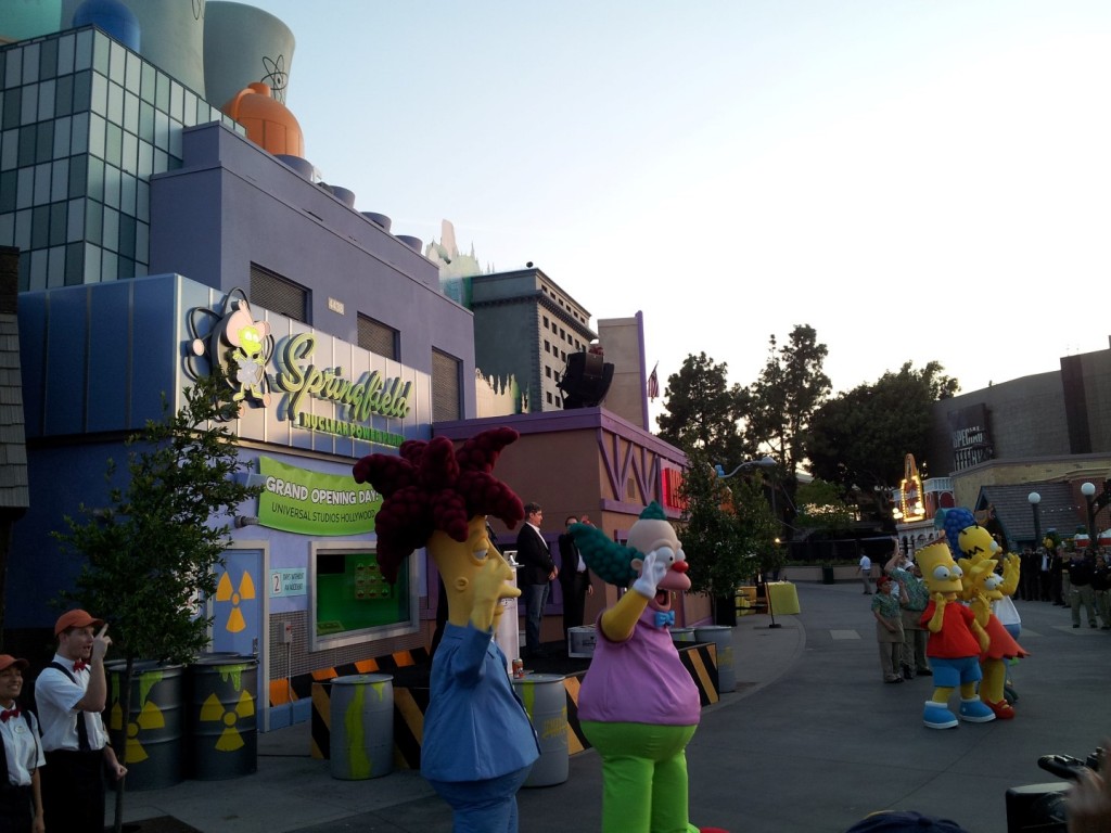 Universal Studios Hollywood - Springfield Opening