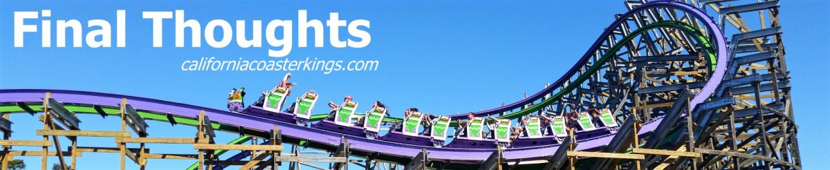 2016: Final Thoughts - Coaster Kings
