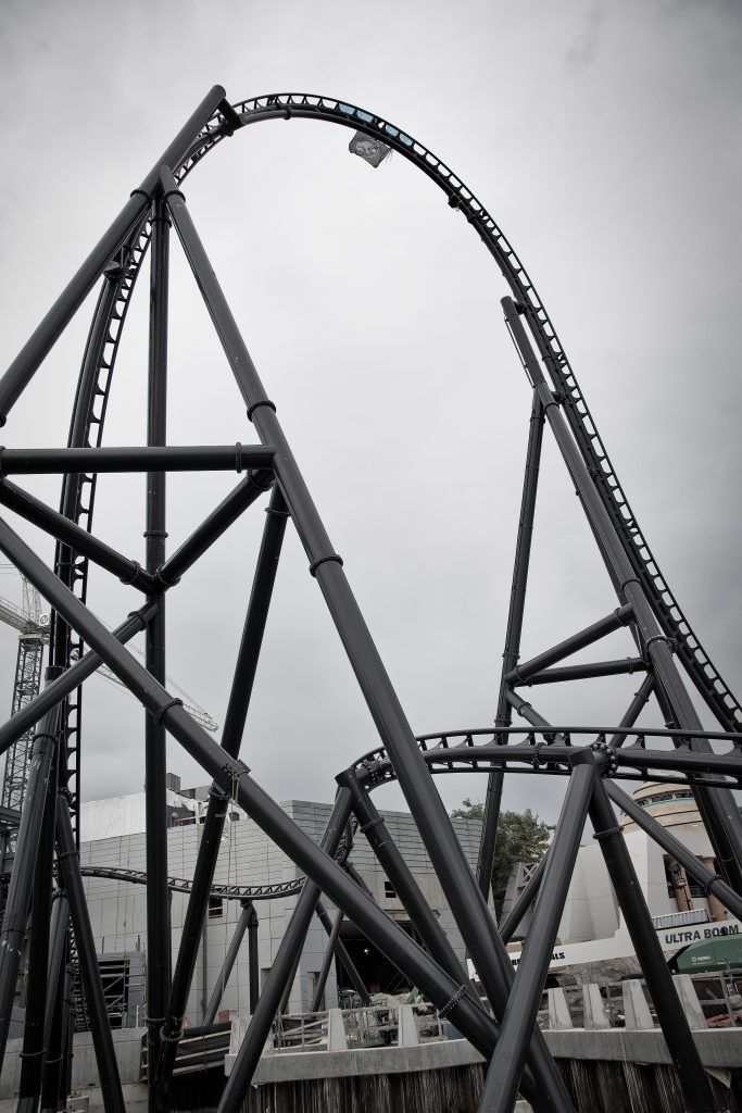 Jurassic World Coaster Construction Update - Universal Orlando Resort ...