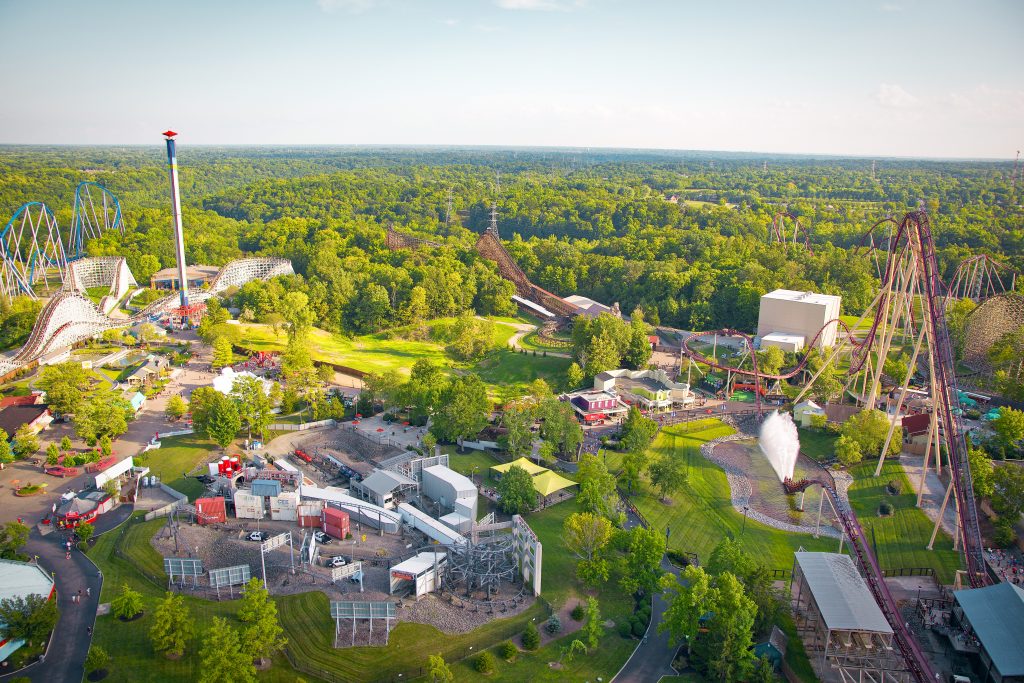 Kings Island from Above - Coaster Kings