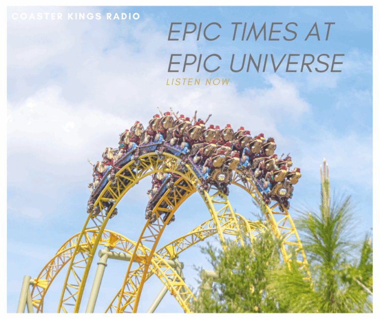 Epic Times at Epic Universe - Coaster Kings